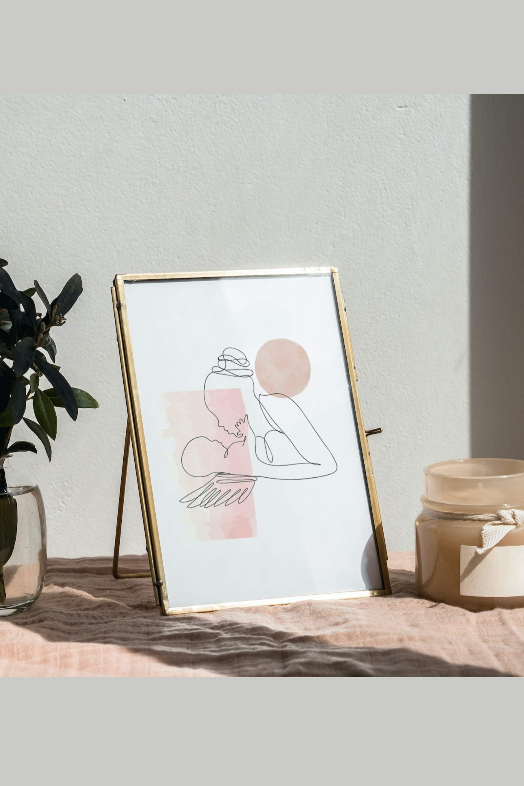 Loss of Baby Print, Miscarriage Gift, Sympathy Gift, Infant Loss, Line ...