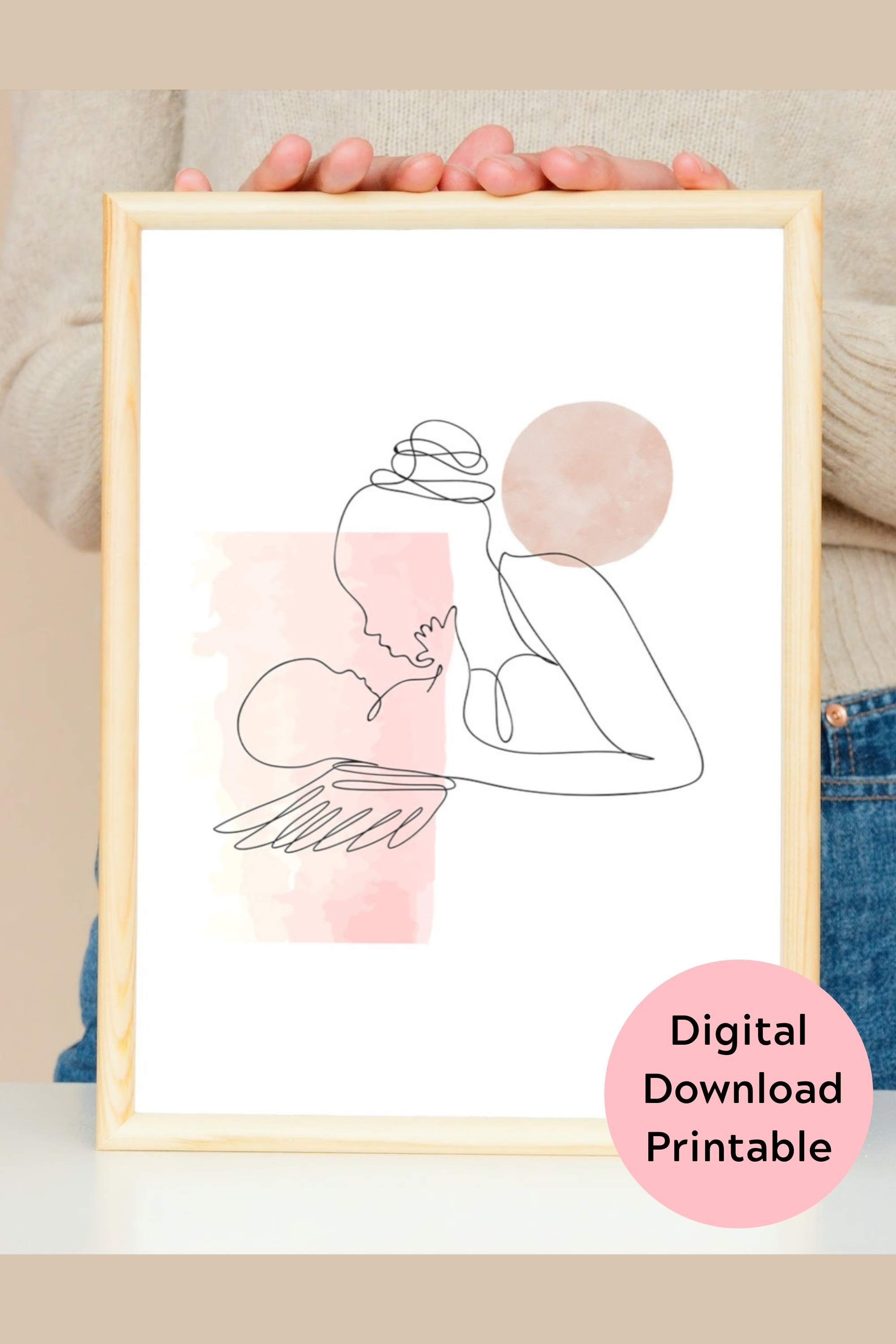 Loss of Baby Print, Miscarriage Gift, Sympathy Gift, Infant Loss, Line ...