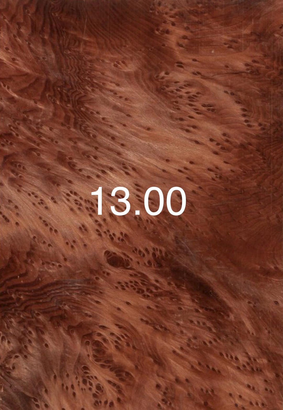 Redwood Burl Raw All Wood Exotic Veneer 7.25” Wide X 12” Long X 1/42 ...