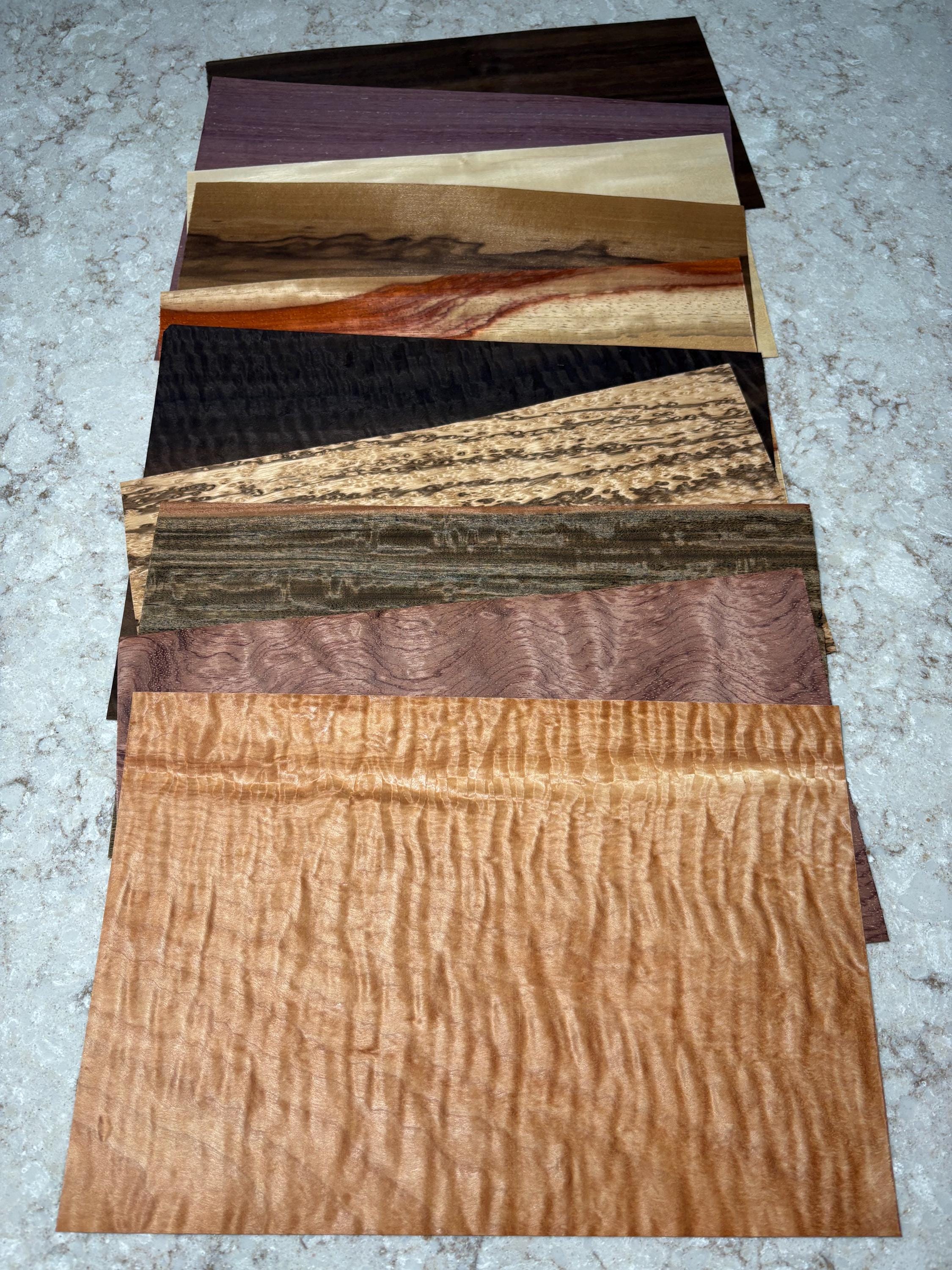 Exotic Highly Figured All Wood Veneer Sheets From Around the World. 10 ...