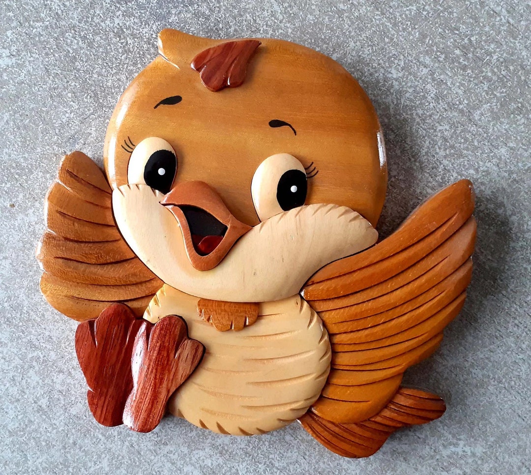 Intarsia, Solid Wood Art, Wall Decor, Wall Hanging, Scrolling, Laser ...