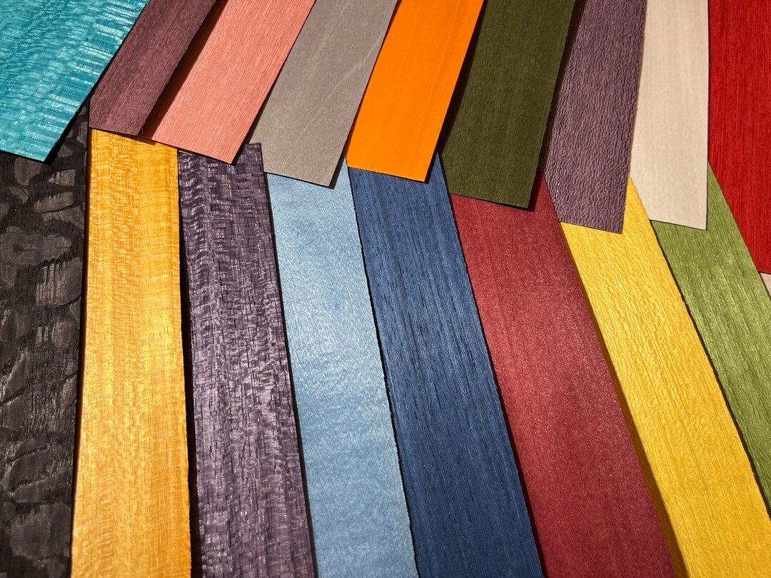 Dyed Wood Veneers Pressure Bleached and Pressure Dyed. 60 Beautiful ...
