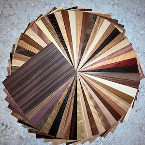 Exotic Highly Figured All Wood Veneer Sheets From Around the World. 15 ...