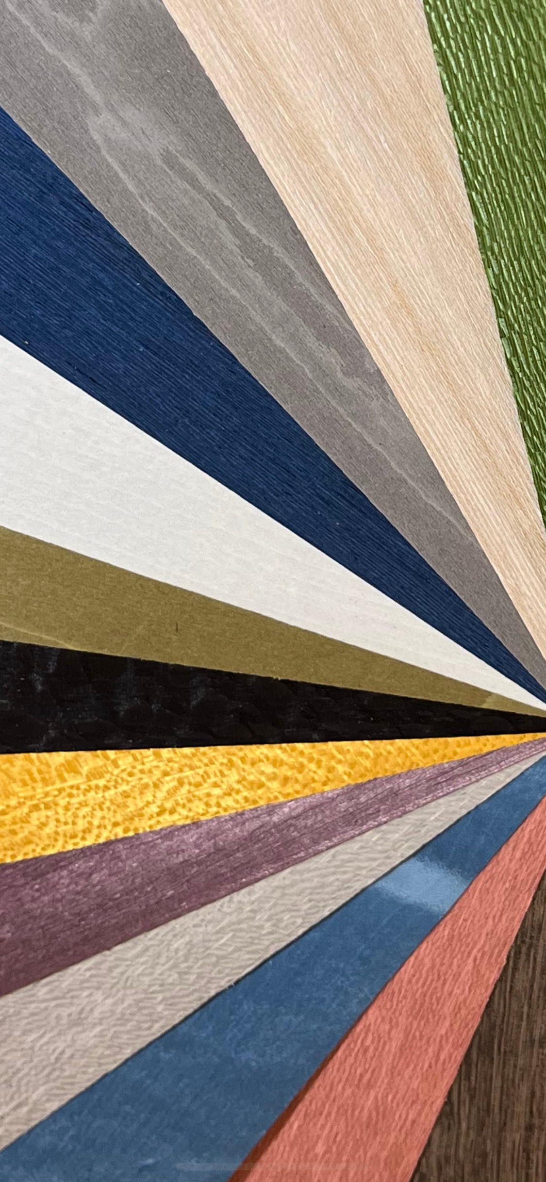 24 Long Dyed Wood Veneers. Complete Saturation Through and - Etsy