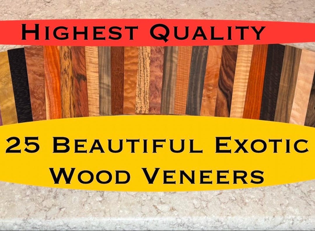 25 Exotic Highly Figured All Wood Veneer Sheets From Around the World ...