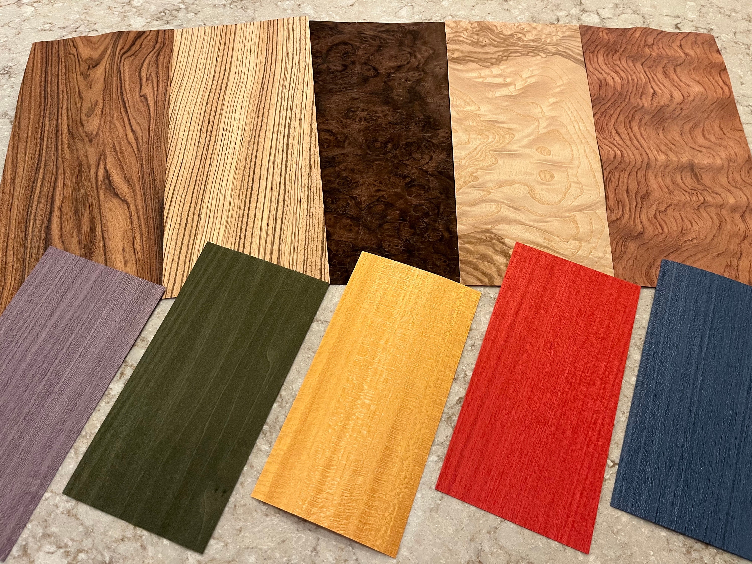 High Gloss Exotic Wood Veneers Luxury Wood Veneers