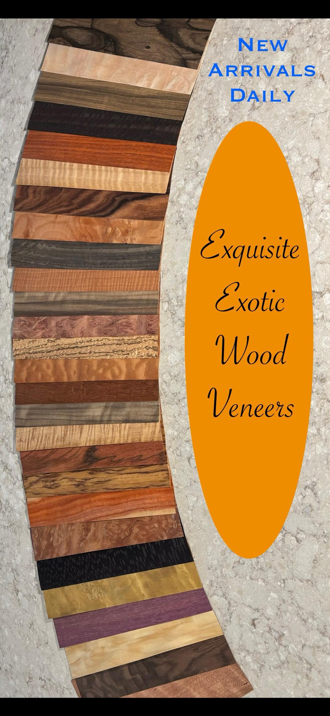 20 Exotic Highly Figured All Wood Veneer Sheets From Around the World ...