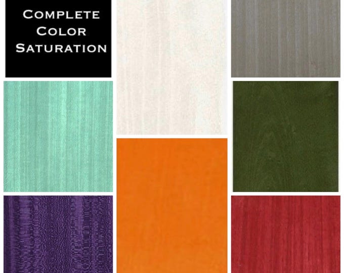 24” Long Dyed Wood Veneers. Complete Saturation Through and Through ...