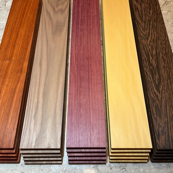 36x 10 Dyed Bright Blue Wood Veneer. Complete Saturation Through and ...