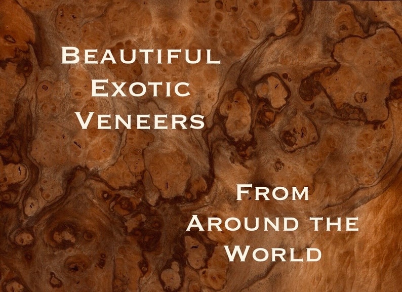 Exotic Highly Figured All Wood Veneer Sheets From Around the World. 15 ...