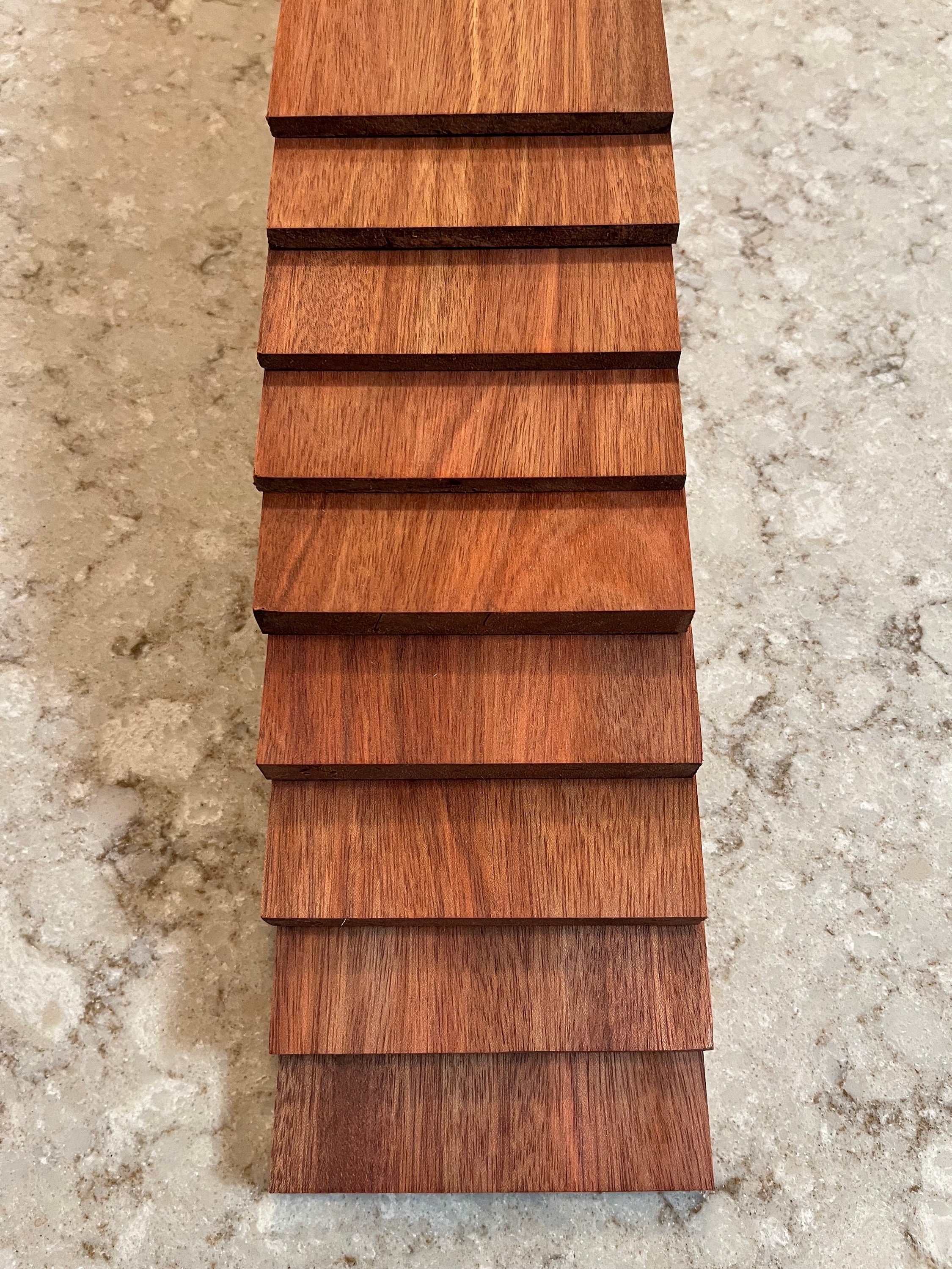 1/4 Thick Solid Exotic Bloodwood Hardwood, Laser Cutting, Cnc ...