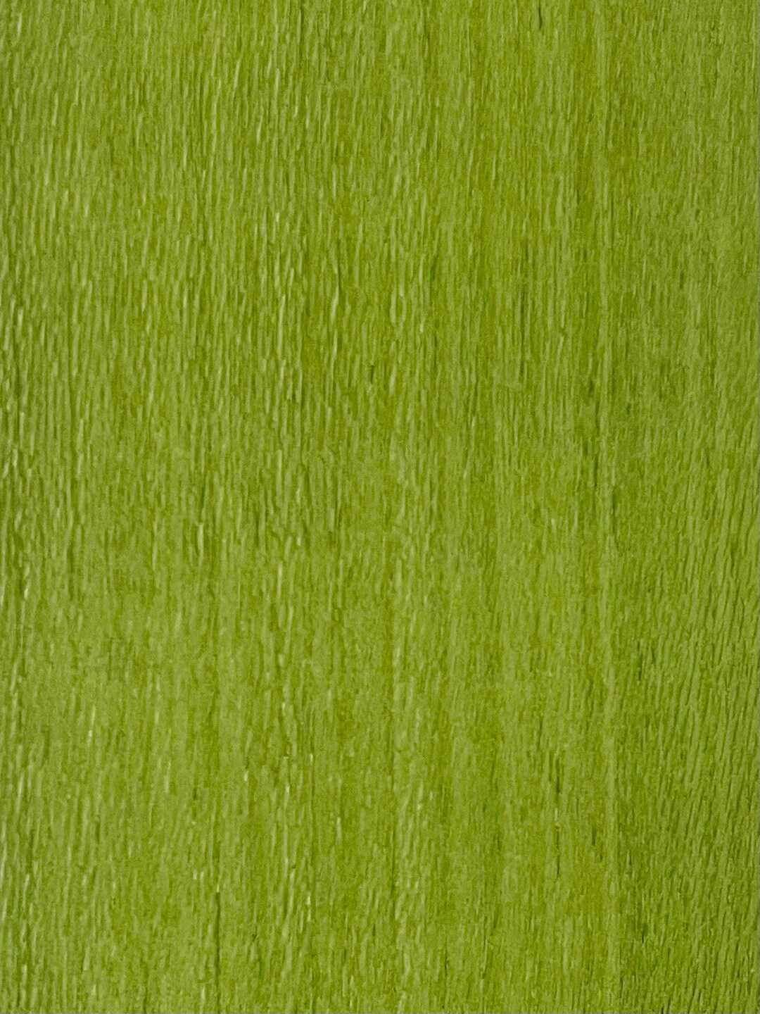 36”x 8” Dyed Bright Green Wood Veneer. Complete Saturation Through and ...