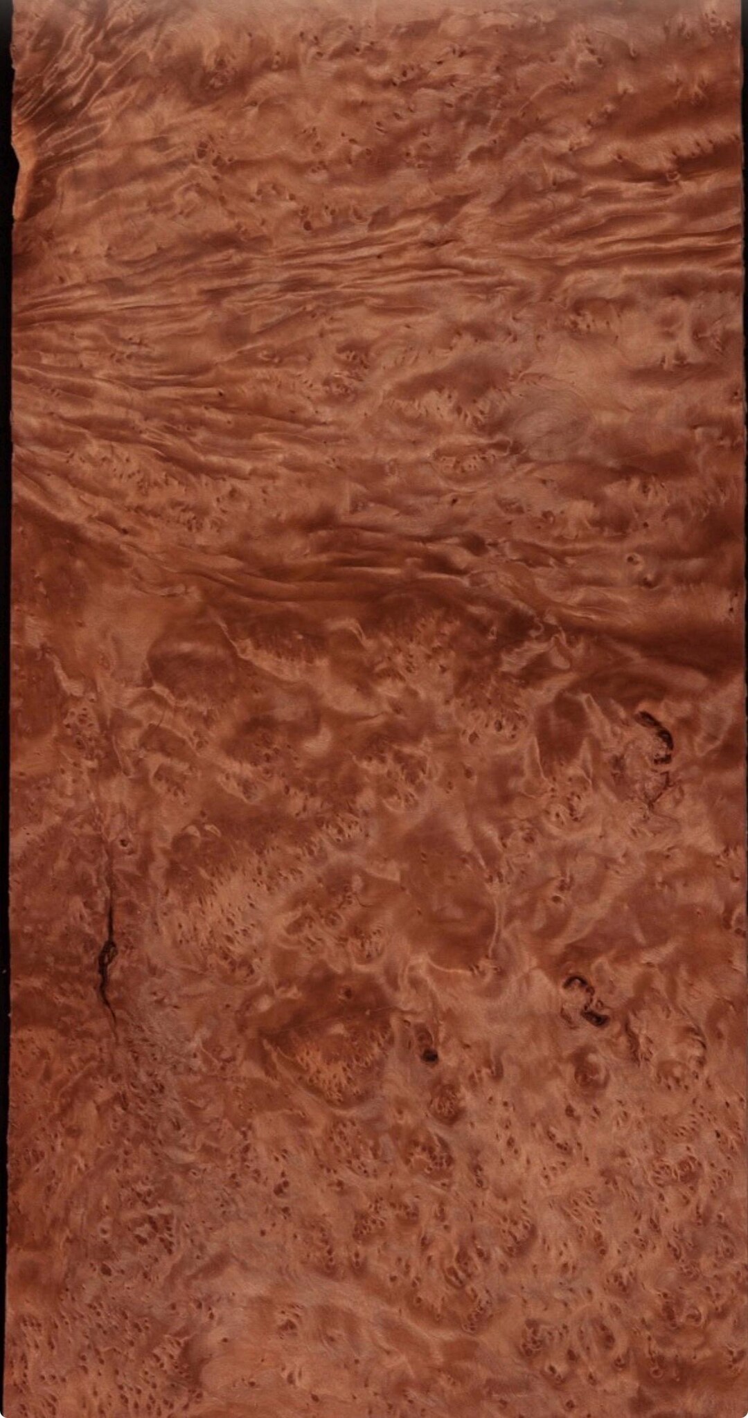 Redwood Burl Raw All Wood Exotic Veneer 14.75” Wide X 31.25” Long X 1/ ...