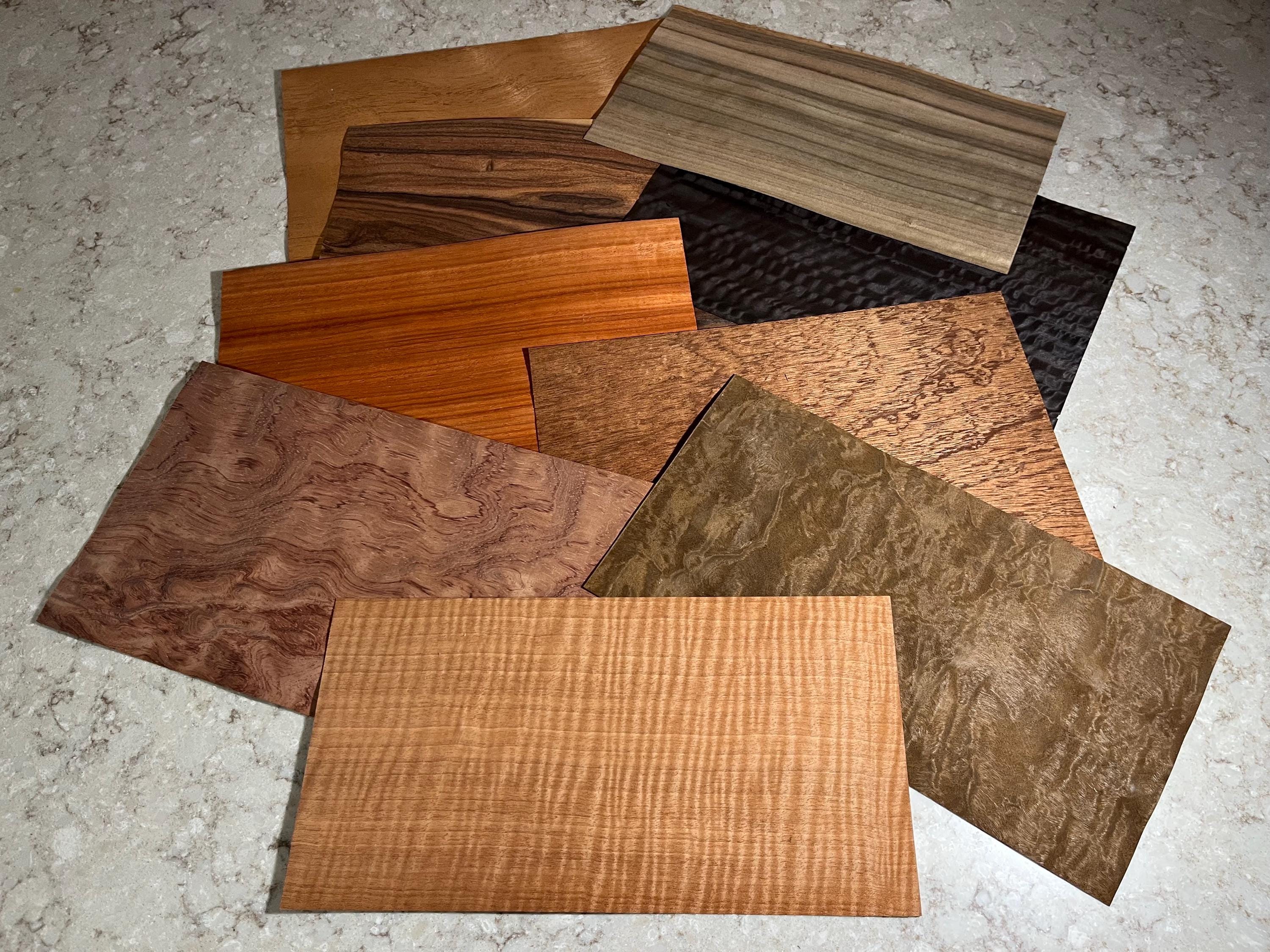 Beautiful Exotic All Wood Veneer Sheets From Around the World. 9 ...