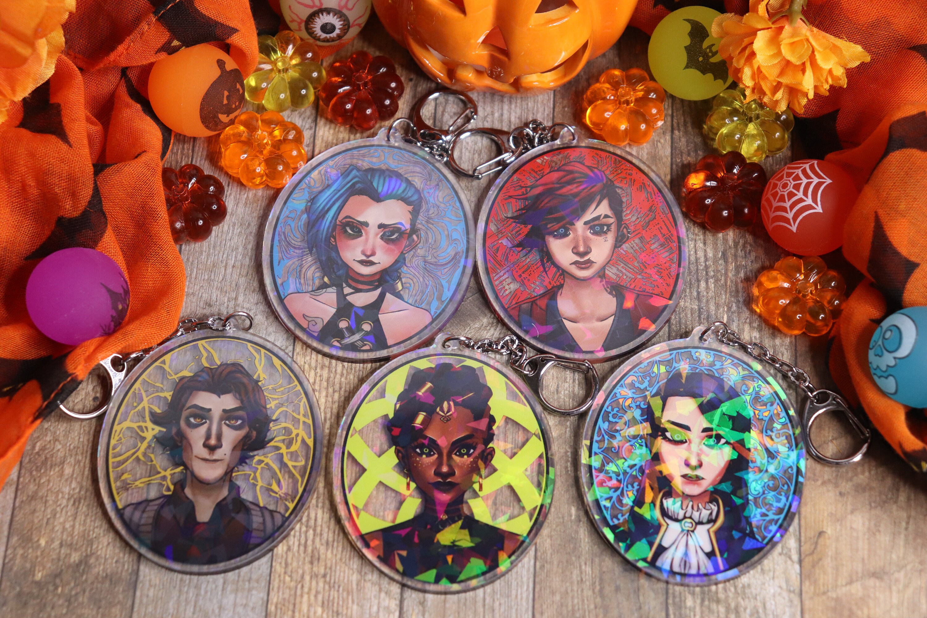 Jinx from Arcane/league of Legends Double Sided Keychain - Etsy