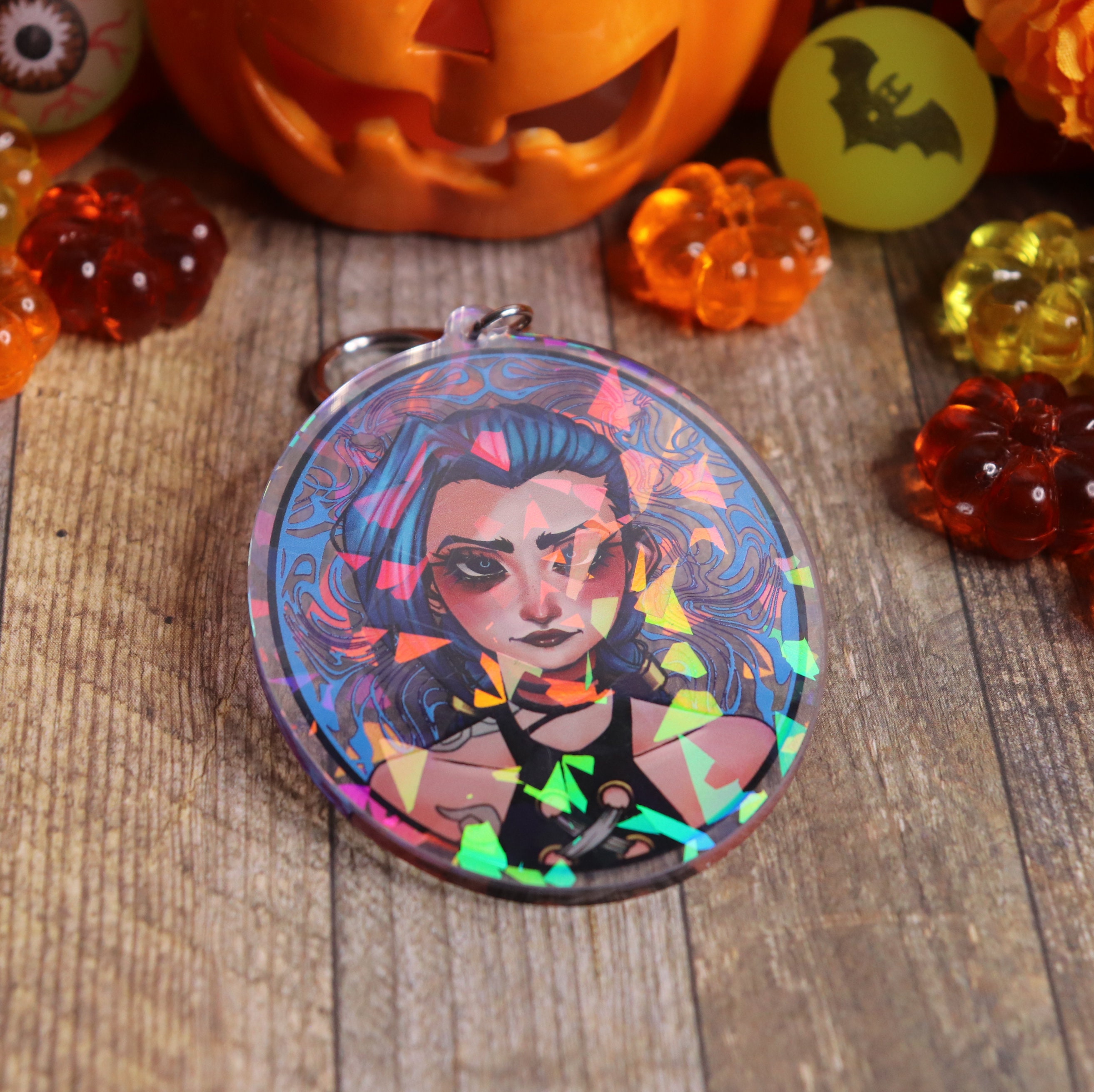 Jinx from Arcane/league of Legends Double Sided Keychain - Etsy