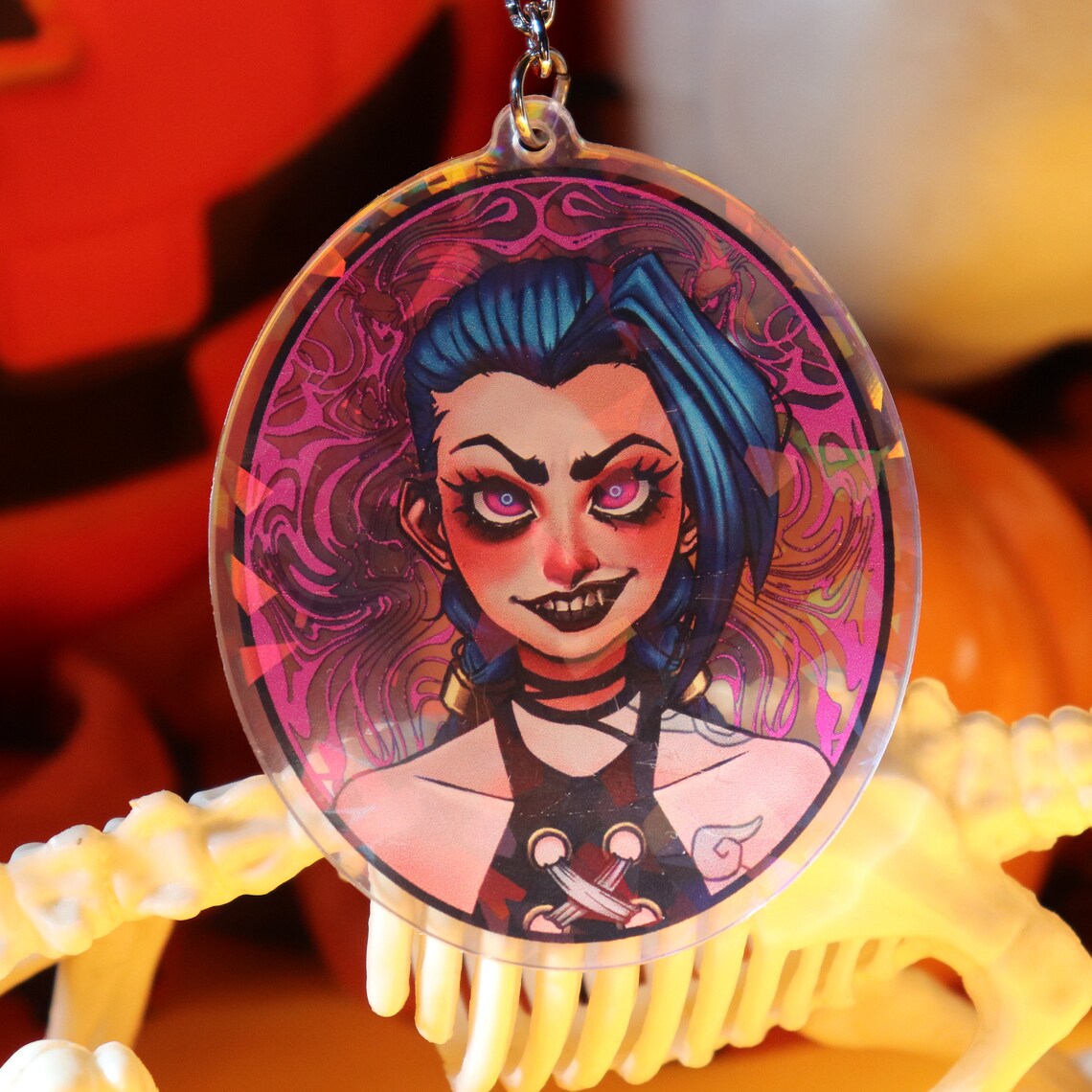 Jinx from Arcane/league of Legends Double Ided Keychain - Etsy