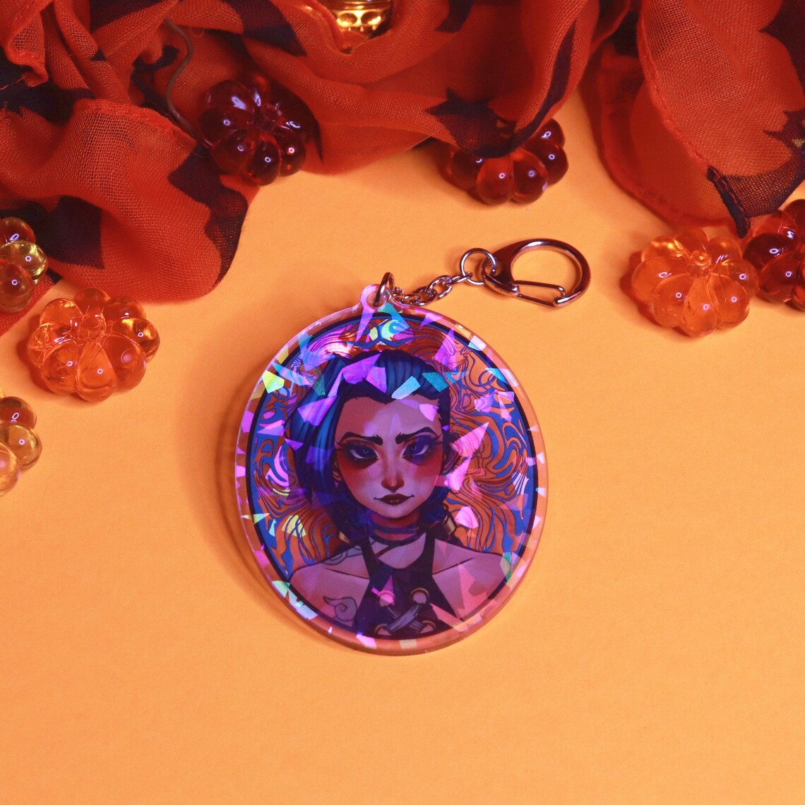 Jinx from Arcane/league of Legends Double Ided Keychain - Etsy