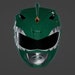 MMPR Green Ranger Helmet 3D STL File. not Actual Helmet. Read ...