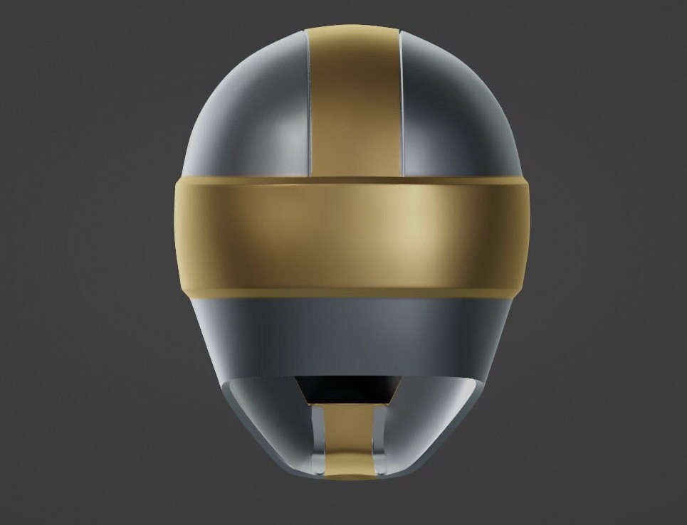 Power Rangers Titanium Ranger Helmet STL Files. (not Actual Helmet ...
