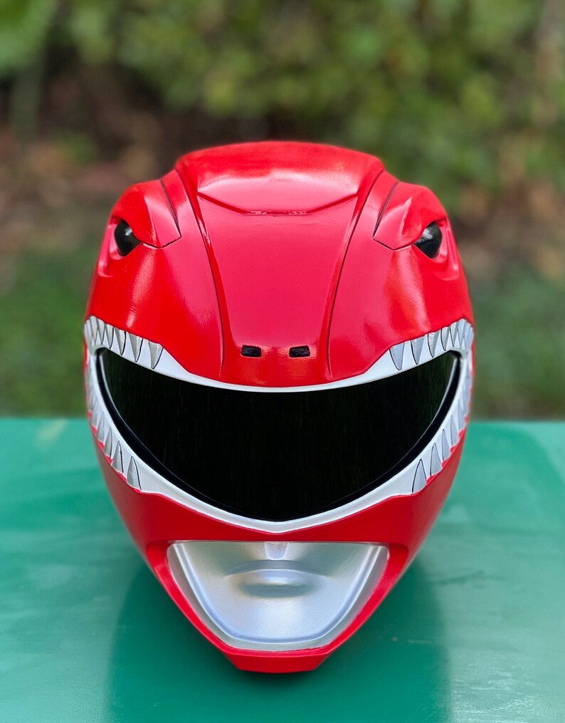 Mighty Morphin Power Rangers Red Ranger Helmet. 3D Printed. - Etsy