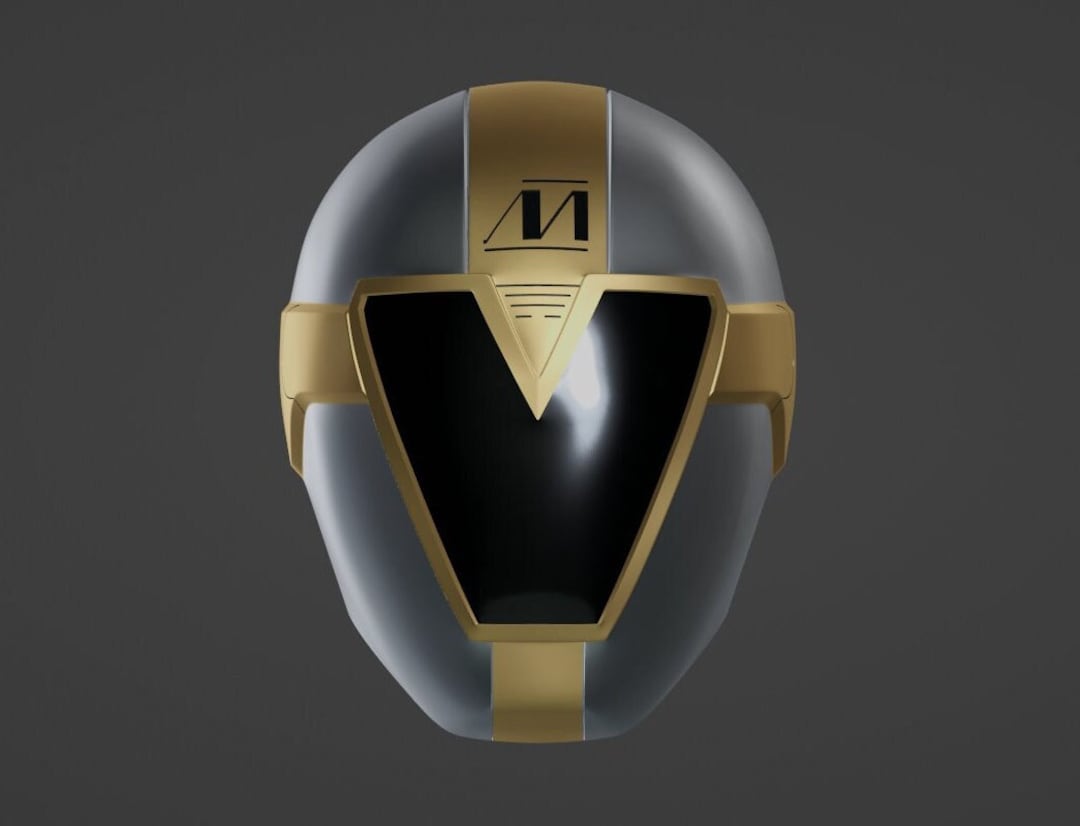 Power Rangers Titanium Ranger Helmet STL Files. (not Actual Helmet ...