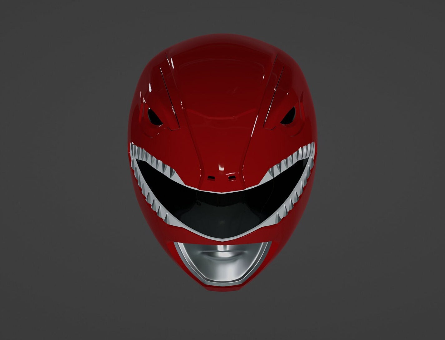 MMPR Red Ranger Helmet 3D STL Files. not Actual Helmet. Read ...