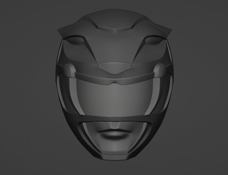 MMPR Yellow Ranger Helmet 3D STL File - Etsy