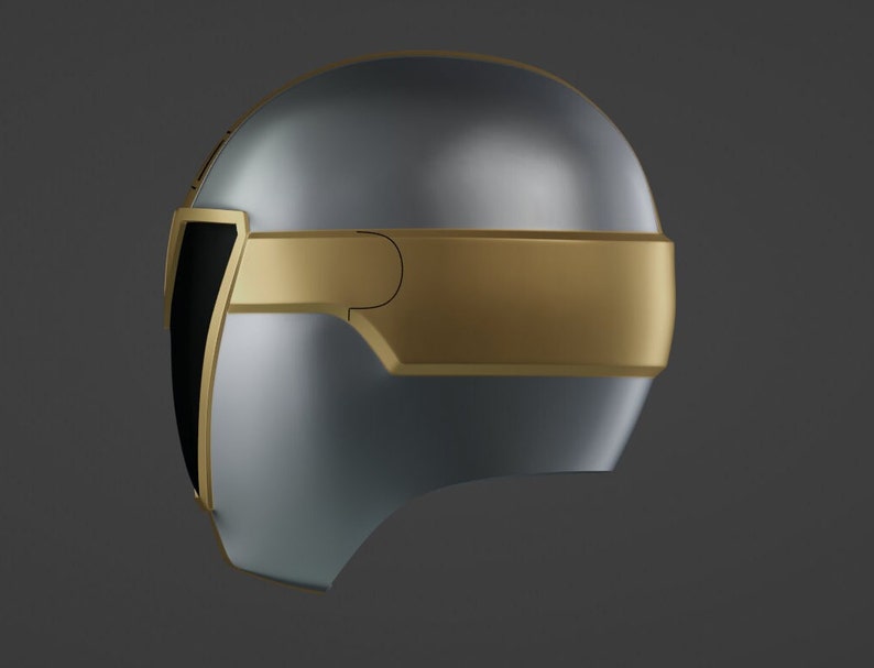 Power Rangers Titanium Ranger Helmet STL Files. (not Actual Helmet ...