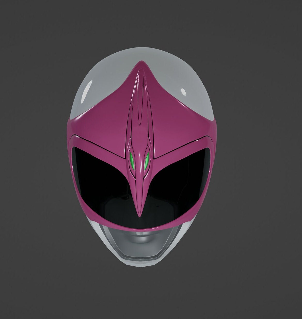 MMPR Pink Ranger Helmet 3D STL Files. not Actual Helmet. Read ...