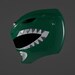 MMPR Green Ranger Helmet 3D STL File. not Actual Helmet. Read ...