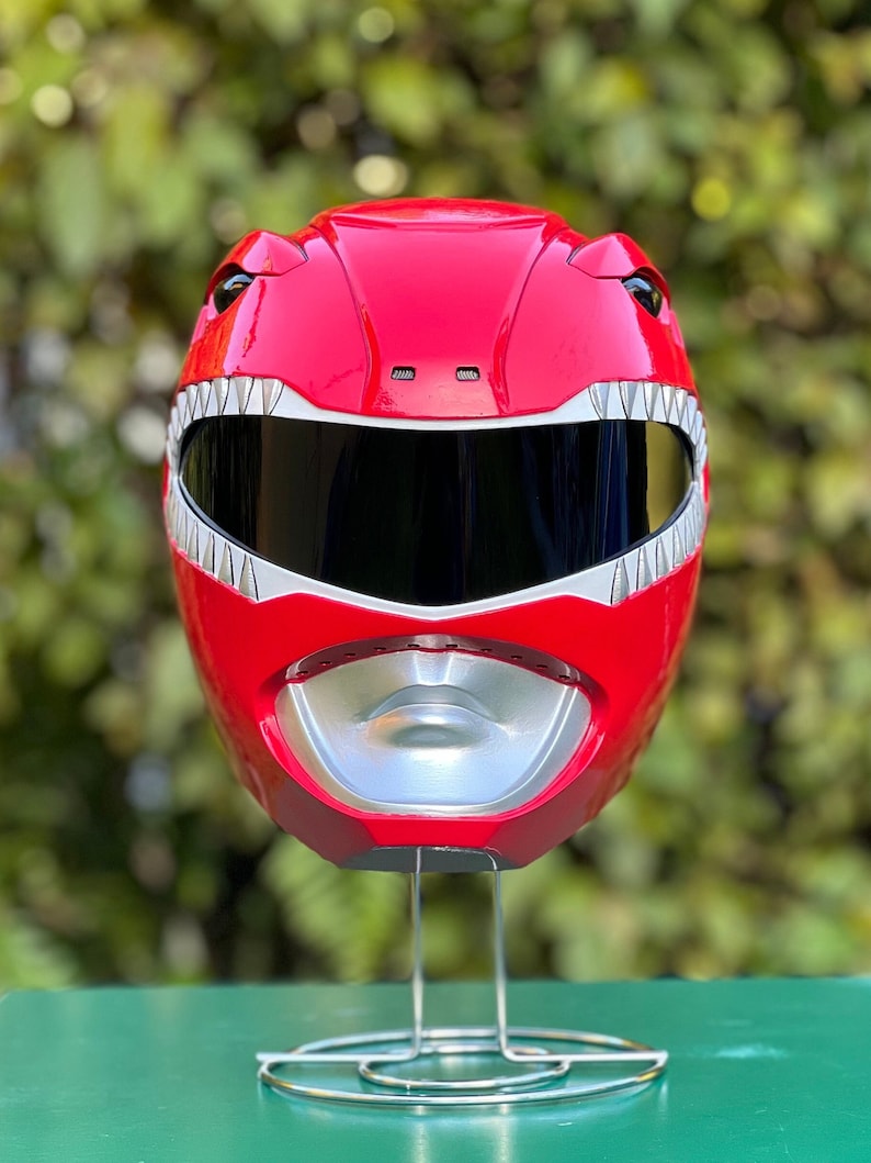 Mighty Morphin Power Rangers Red Ranger Helmet. 3D Printed. - Etsy
