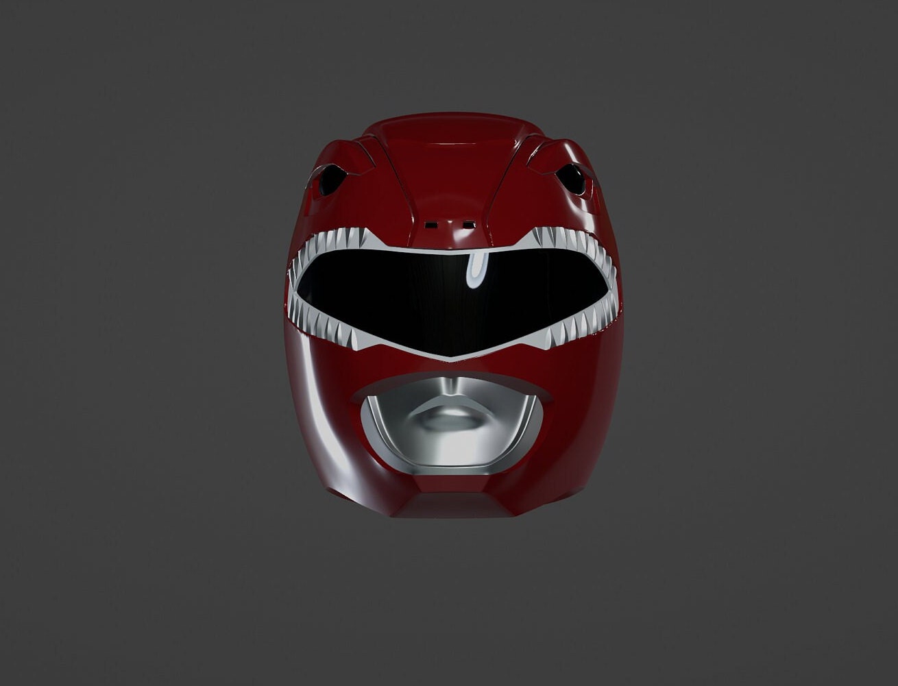MMPR Red Ranger Helmet 3D STL Files. not Actual Helmet. Read ...