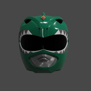 MMPR Green Ranger Helmet 3D STL File. not Actual Helmet. Read - Etsy Canada