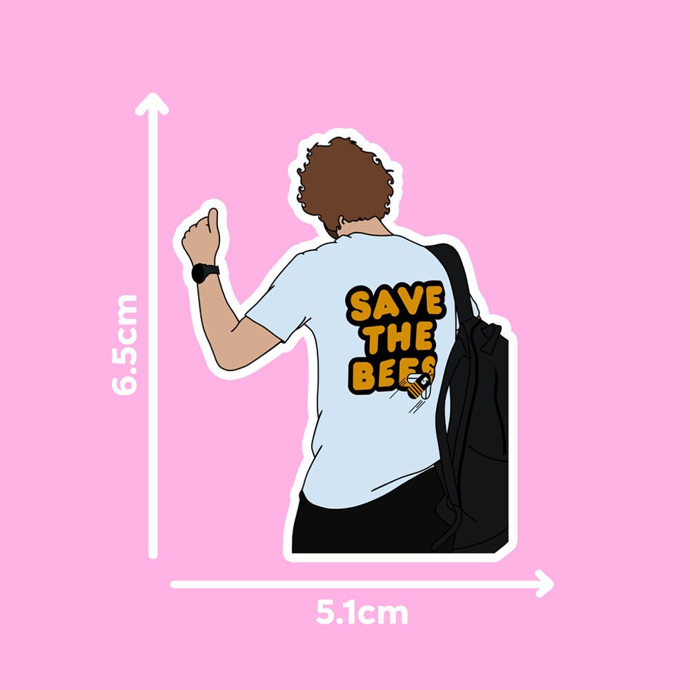Sebastian Vettel Sticker Save the Bees Racing Driver F1 - Etsy