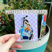 Lewis Hamilton Mercedes F1 Formula One Chibi Cartoon Color Sticker ...