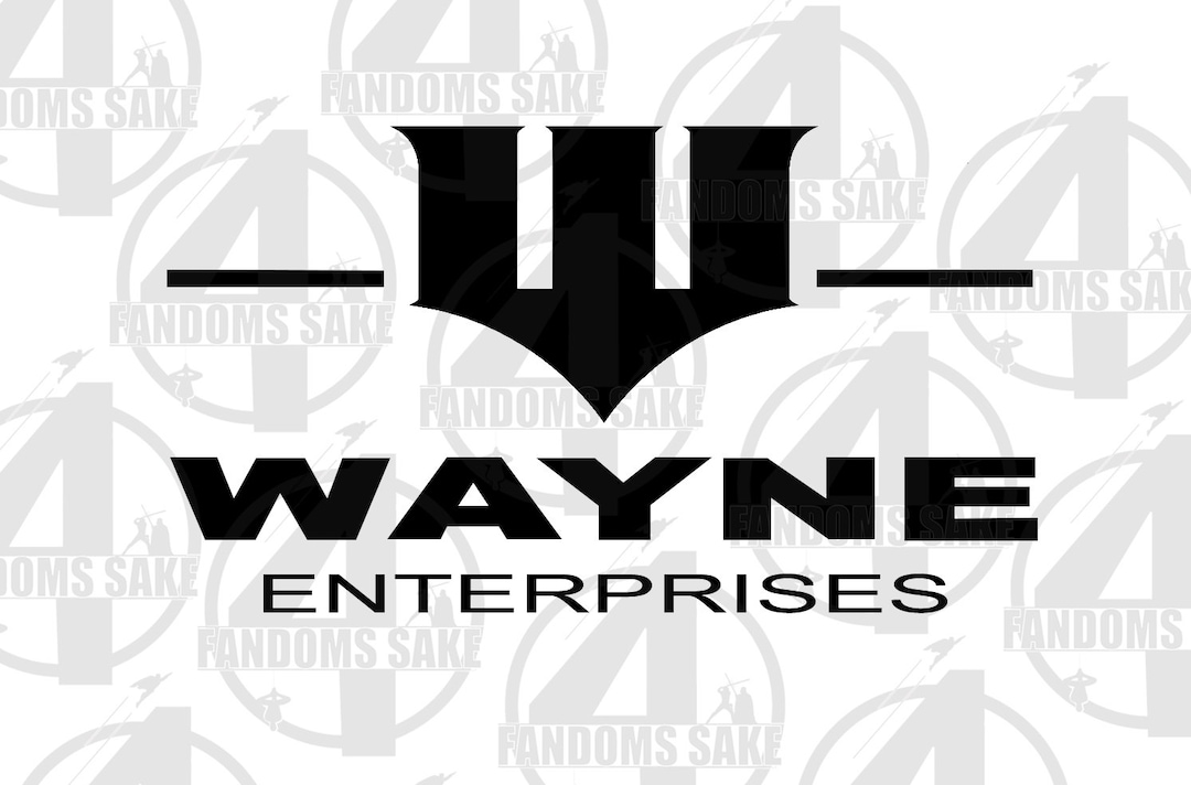 PNG SVG Files Wayne Enterprises Logo - Etsy