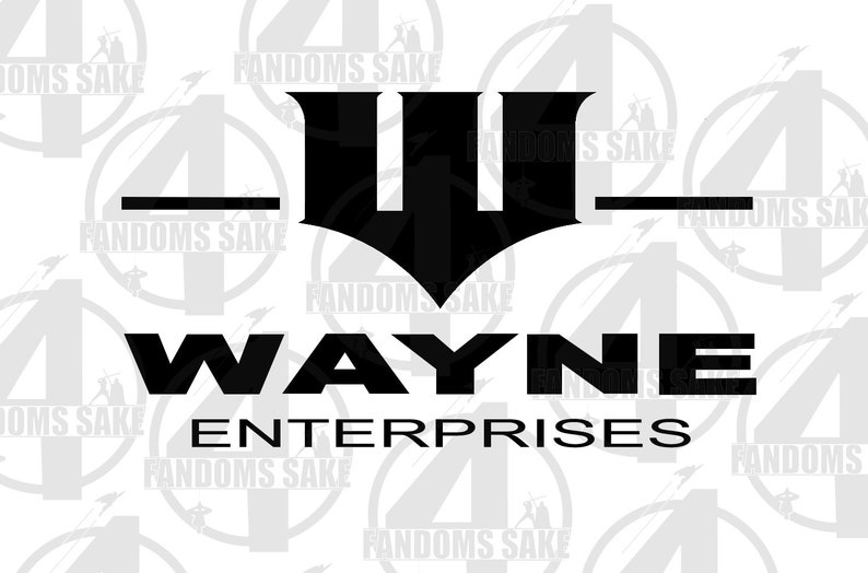 PNG SVG Files Wayne Enterprises Logo - Etsy