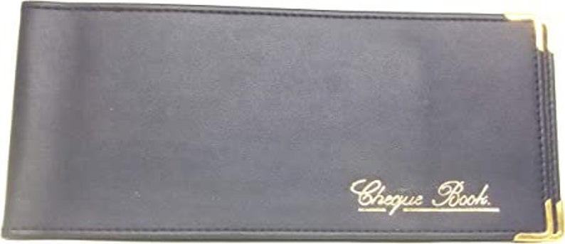 Handcrafted Folding Leather Cheque Book Holder/leather Cheque Book ...