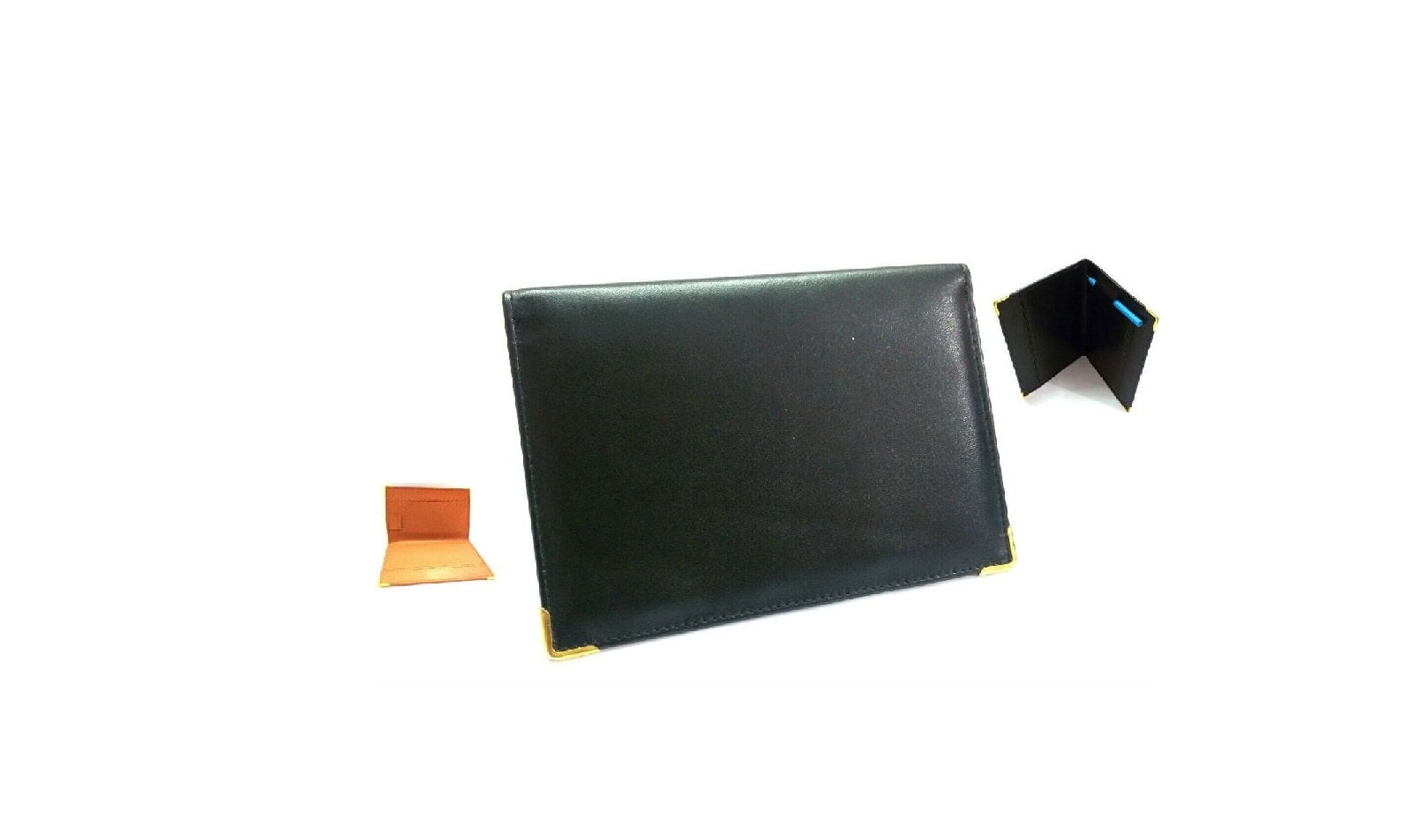 Handcrafted Leather Golf Scorecard Holder / Leather Scorecard Wallet ...