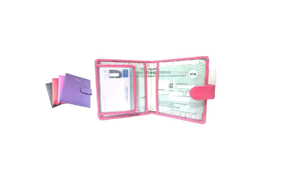 Handcrafted Looped Leather Driving Licence Wallet/leather Driving ...