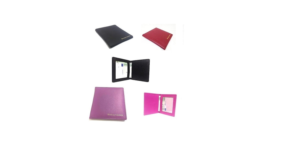 Handcrafted Leather Driving Licence Wallet / Leather Driving Licence ...