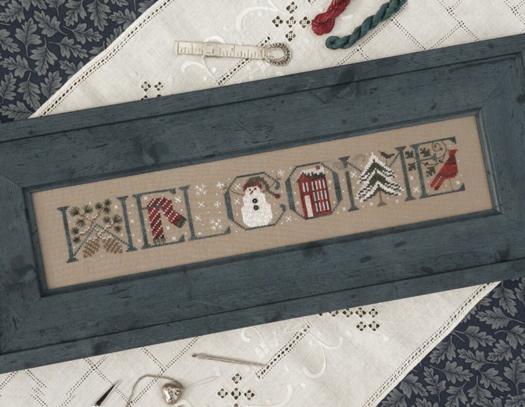 Welcome Winter -the Drawn Thread - Etsy