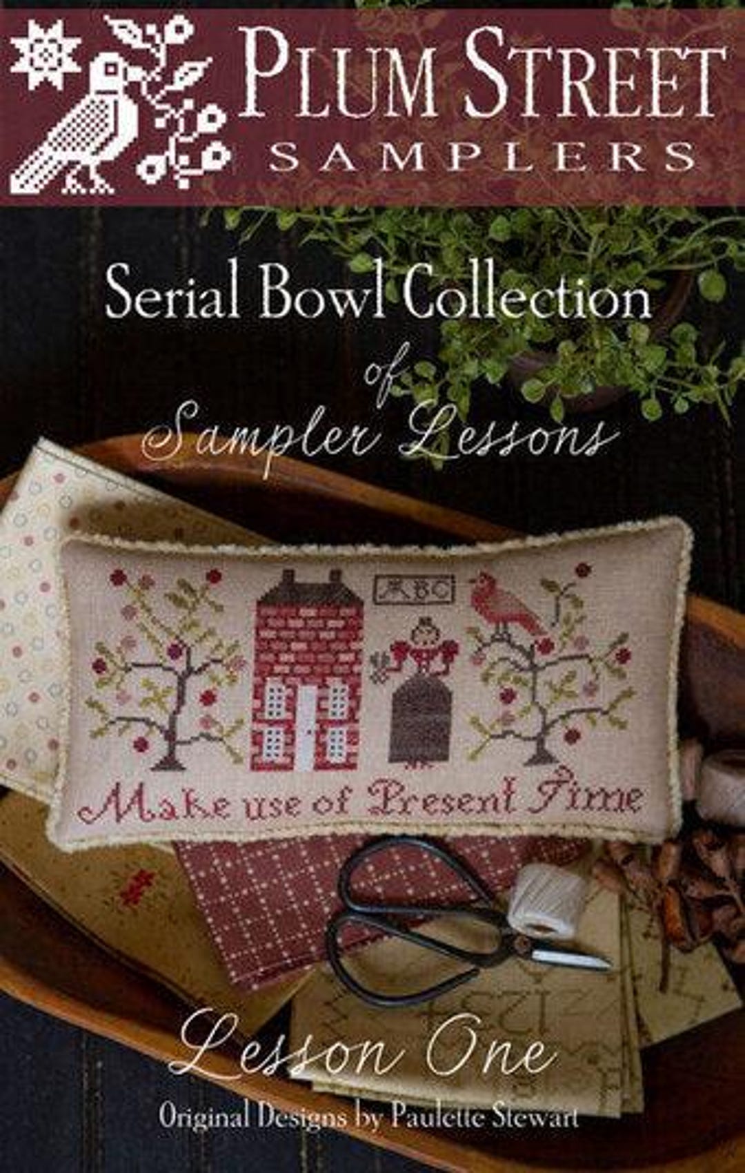 Sampler Lesson One by Plum Street Samplers - Serial Bowl Collection - Etsy