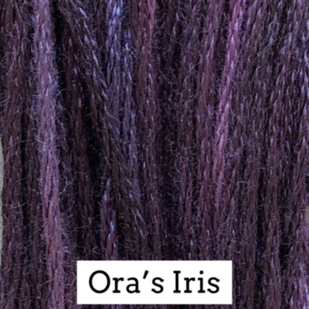 Ora's Iris by Classic Colorworks - 5 Yds, Hand-dyed, 6 Strand, 100% ...