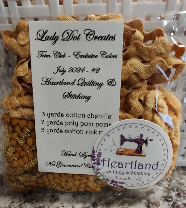 Lady Dot Trim - Colors Exclusive to Heartland Quilting & Stitching - Etsy