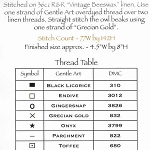 Night Watch – PAPER Pattern – Scattered Seed Samplers - Etsy