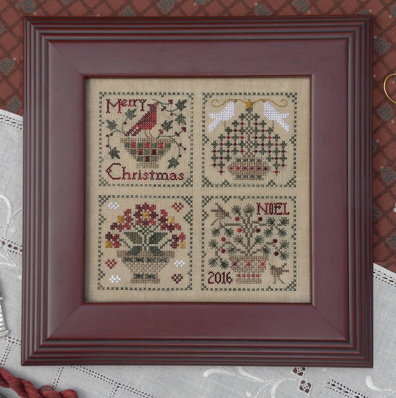 Christmas Baskets -the Drawn Thread - Etsy