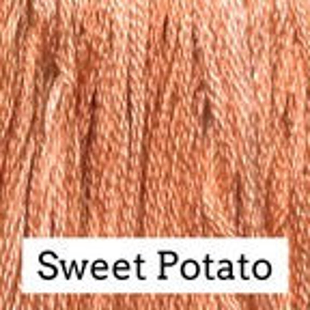 Sweet Potato by Classic Colorworks - 5 Yds, Hand-dyed, 6 Strand, 100% ...