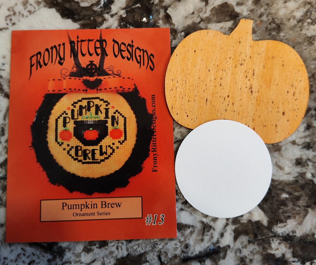 Pumpkin Brew - Pattern and Finishing Board Kit -frony Ritter Designs - Etsy